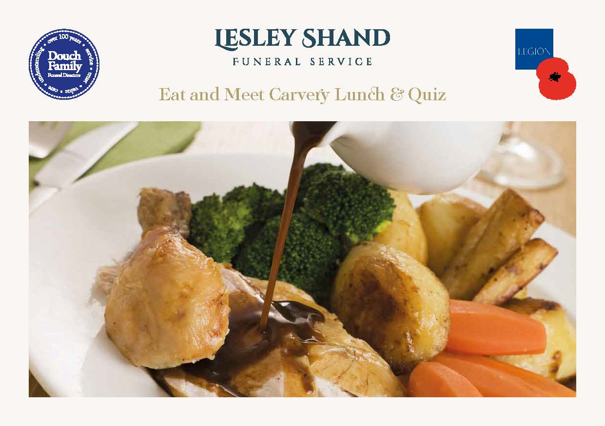 Royal British Legion Eat & Meet Lunch - Broadstone RBL Club - FC Douch ...